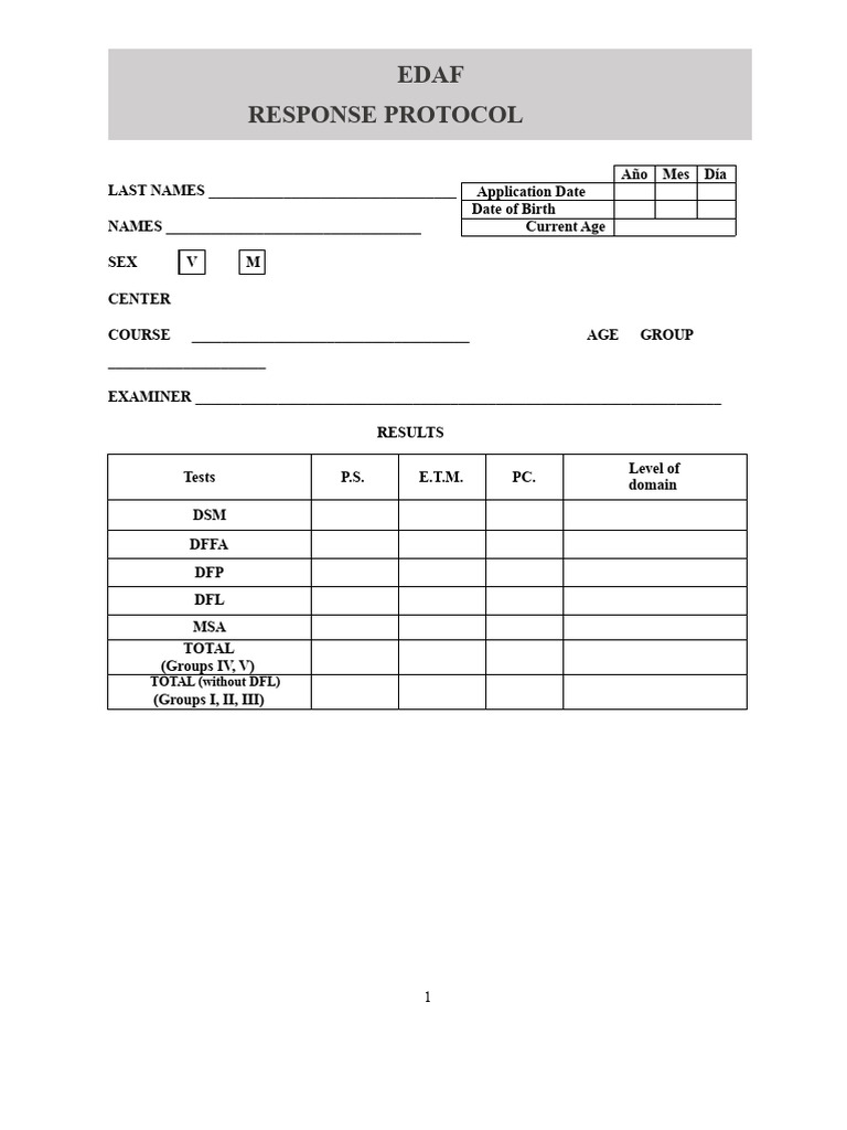 EDAF protocol | PDF