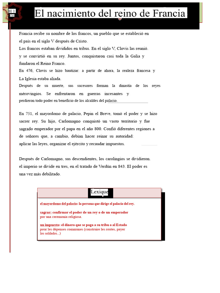 Historia de Francia: De los francos a los capetos | PDF ...