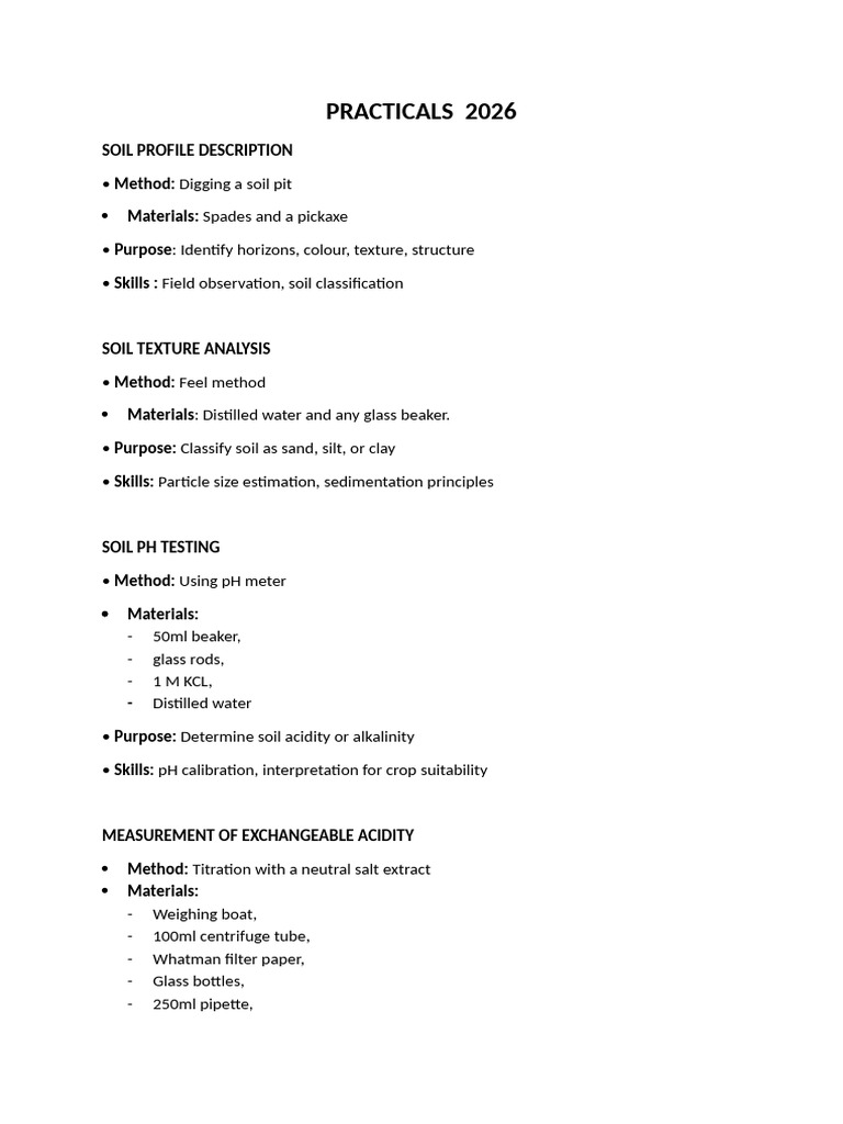 Soil Testing Methods and Analysis Guide | PDF