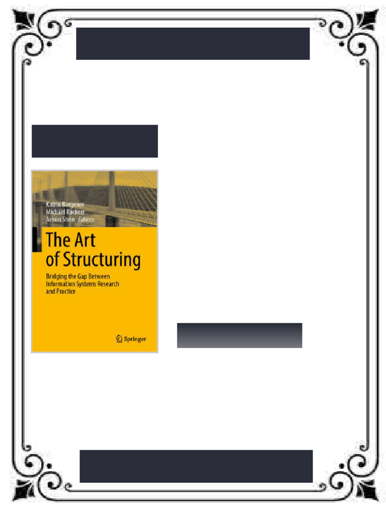 The Art of Structuring Bridging the Gap Between Information Systems ...