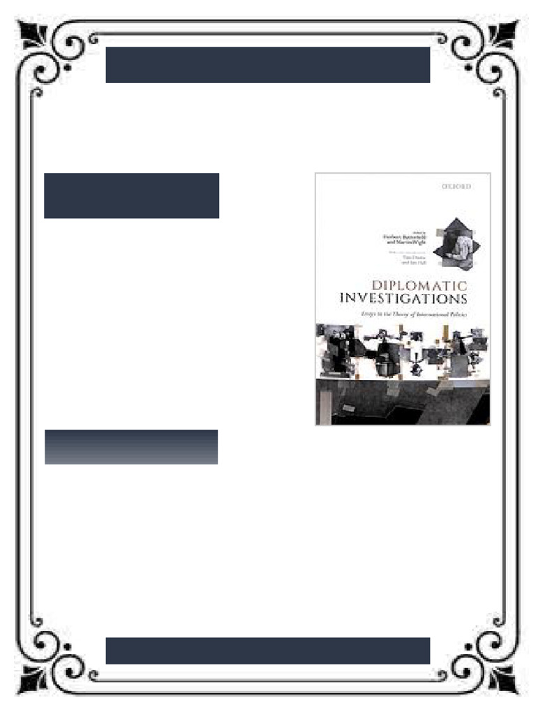 Diplomatic Investigations: Essays On The Theory Of International ...