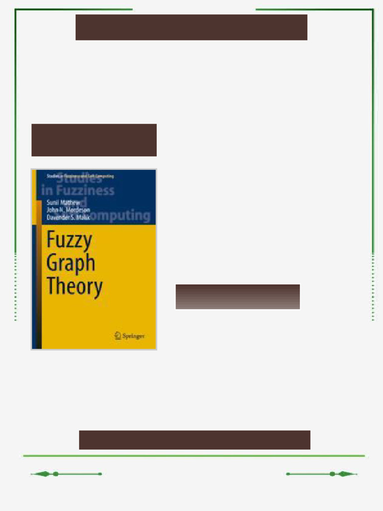 Fuzzy Graph Theory 1st Edition Sunil Mathew eBook browser-version | PDF ...