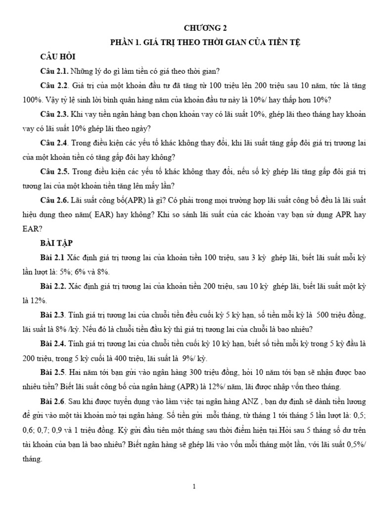 De Bai Tap Mo Rong SV | PDF