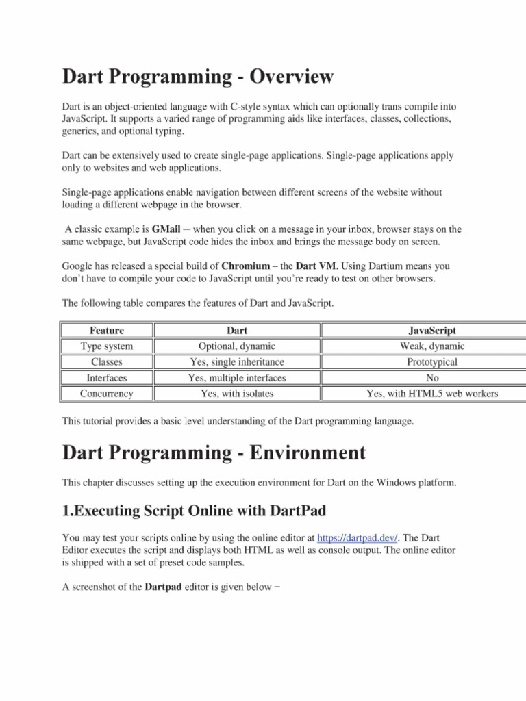 Dart | PDF