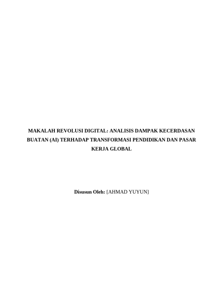 revolusi digital di indonesia | PDF