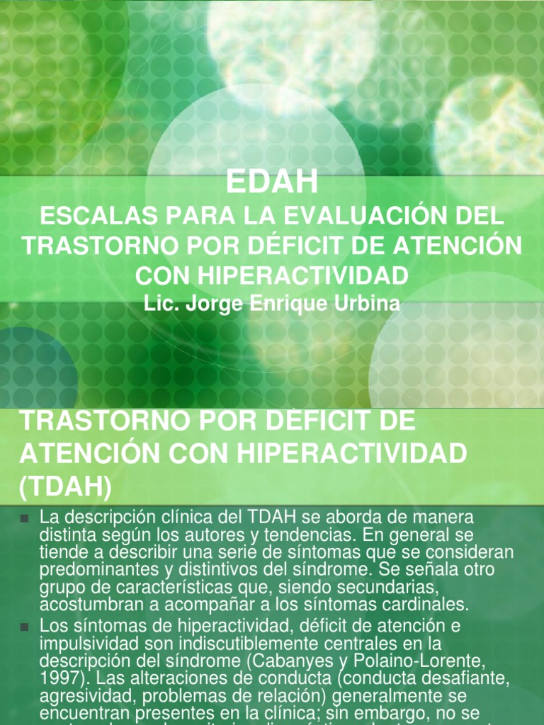 Presentación EDAH
