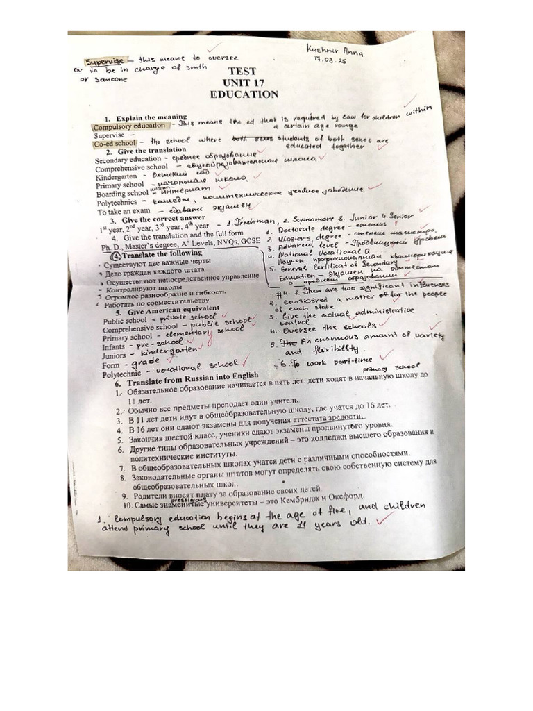 Unit 14. Education | PDF