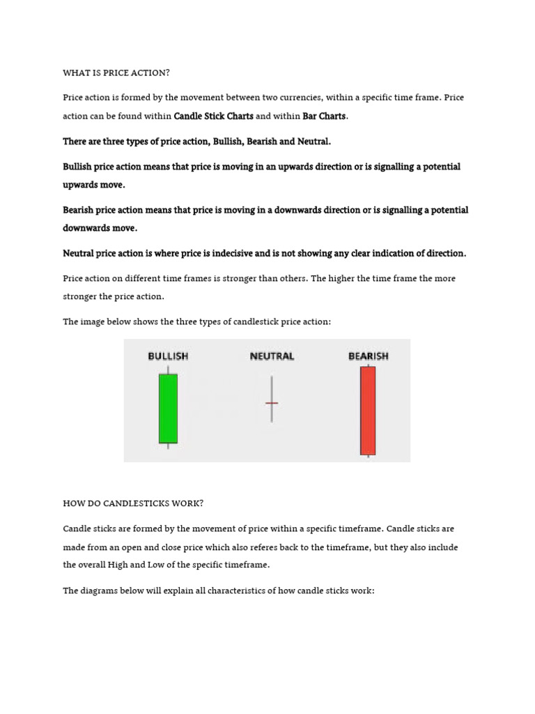 Lesson 5 - Price Action Candlestick Formations | PDF | Market Trend