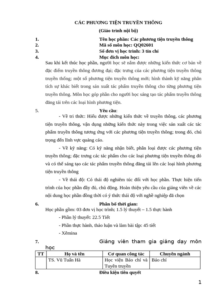 Đề Cương - Giao Trinh Noi Bo | PDF