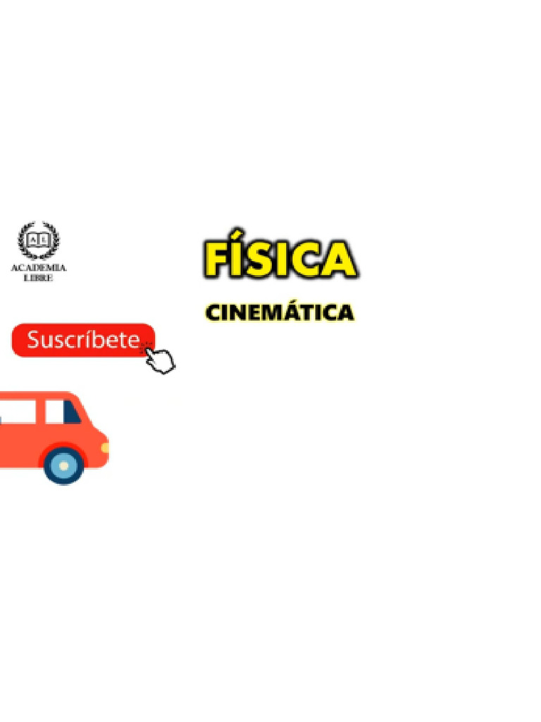 Cinemática 20 Pg. Física (ADL). | PDF