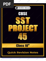 Topper Handwritten Notes for Class 10 SST | PDF | Balkans