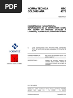 NTC 550 | PDF | Hormigón | Agua