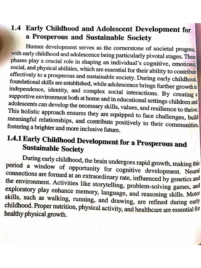 Assignment of Whole Child Development Education | PDF