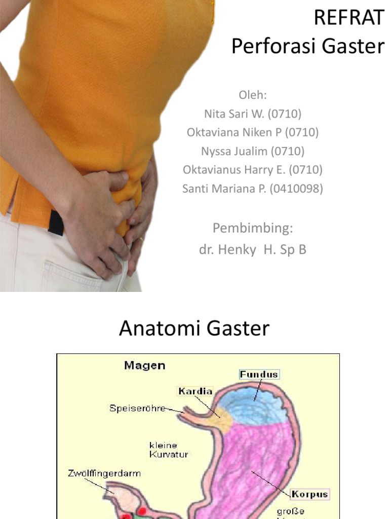 Perforasi Gaster: Penyebab & Anatomi | PDF | Sains & Matematika