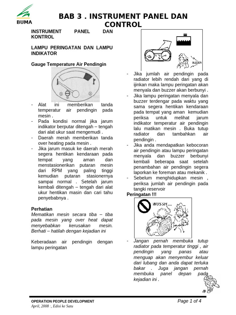 Panel Instrumen dan Kontrol Kendaraan | PDF