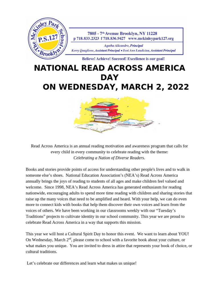 Celebrate Diversity on Read Across America | PDF