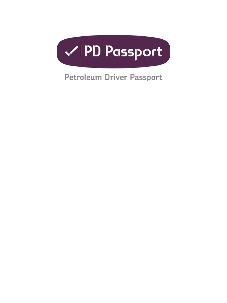 Petroleum Driver Passport | PDF | Oil Tanker | Truck