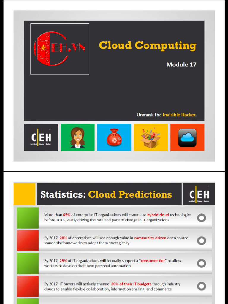 CEHv9 Module 17 Cloud Computing | PDF