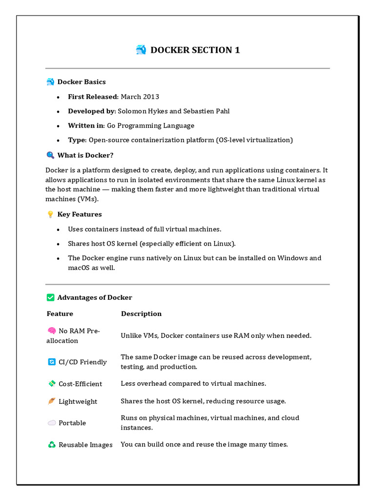 ? Docker Final Notes | PDF | Command Line Interface | Computer File