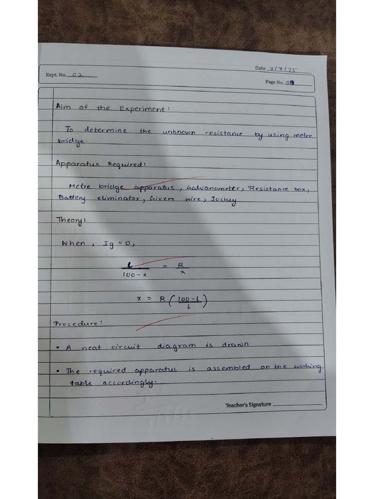 Physics Experiment 2 | PDF