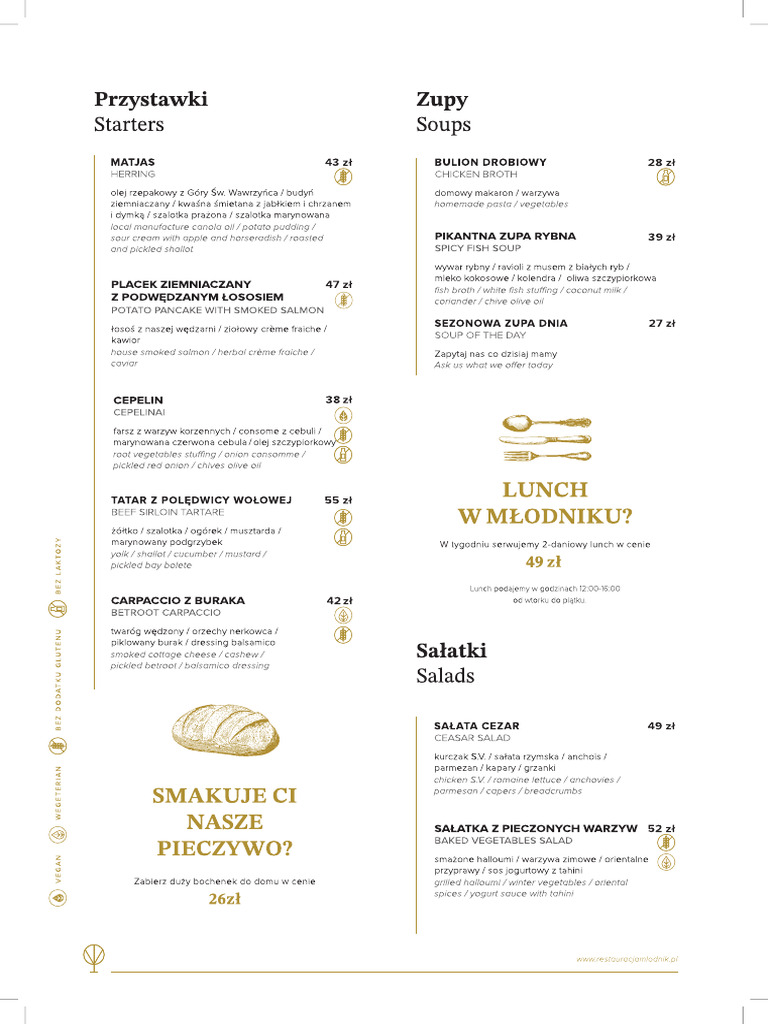 Mlodnik Menu Jesien Zima 2026 | PDF