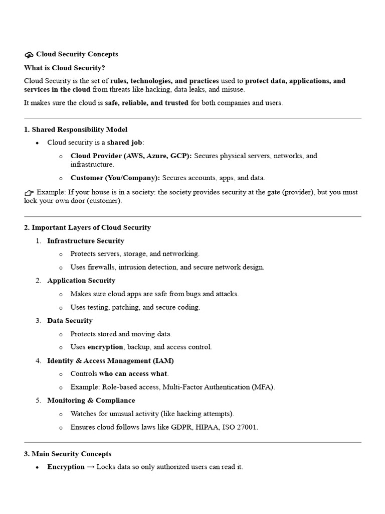 Cloud computing chapter 4 | PDF | Cloud Computing | Security