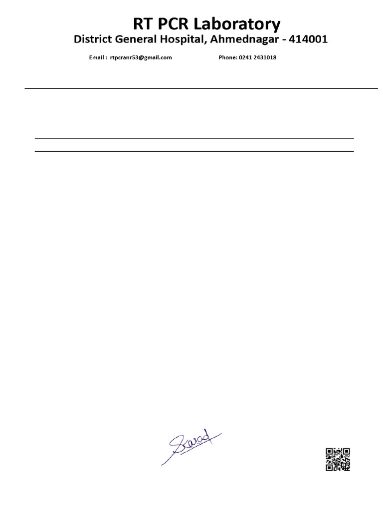 Report of Ms. Renuka Rajjak | PDF | Doctor Of Medicine | Medical ...