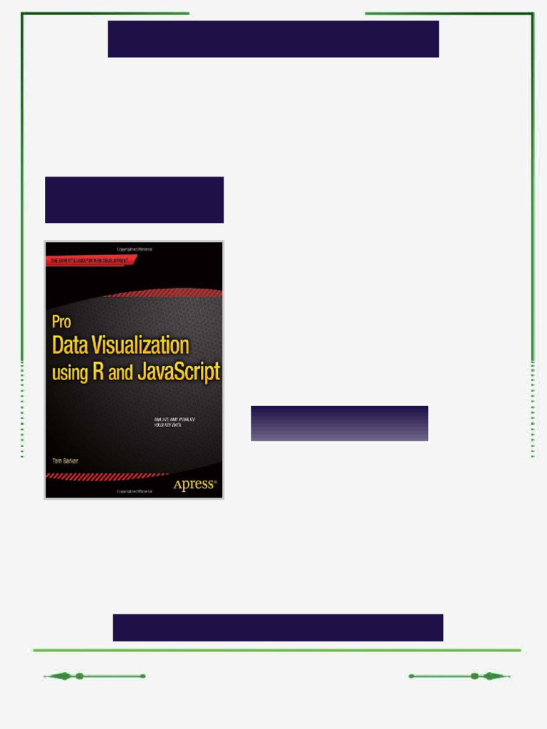 Pro Data Visualization using R and JavaScript 1st Edition Tom Barker ...