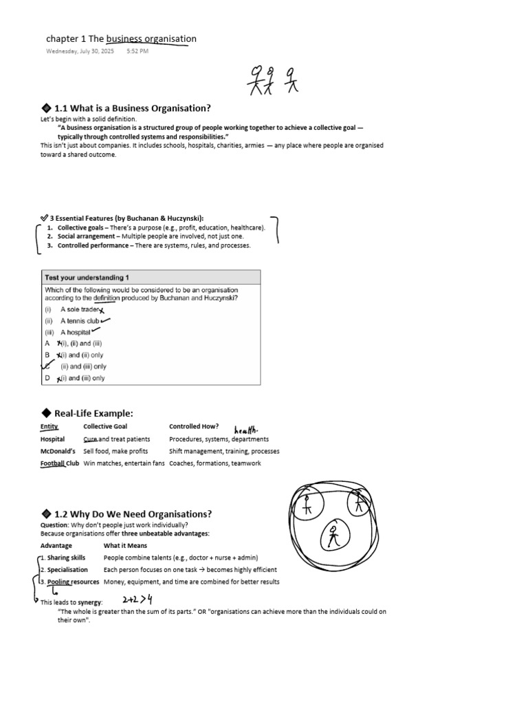 Understanding Business Organisations | PDF | Cooperative | Non ...