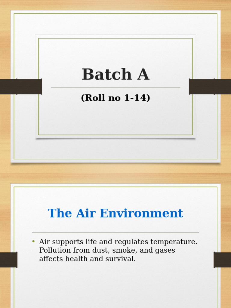 Air - Environment - and - Comfort - Zones 1 | PDF | Atmosphere Of Earth ...