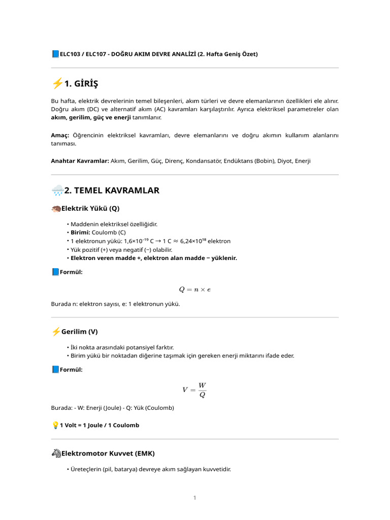 Dogru Akim 2 Hafta Ozet | PDF