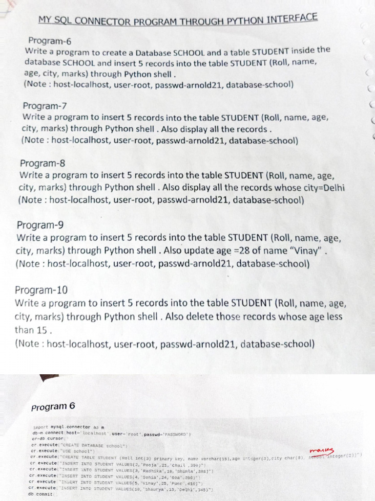 SQL Connector Prog | PDF | Information Science | Computer Programming