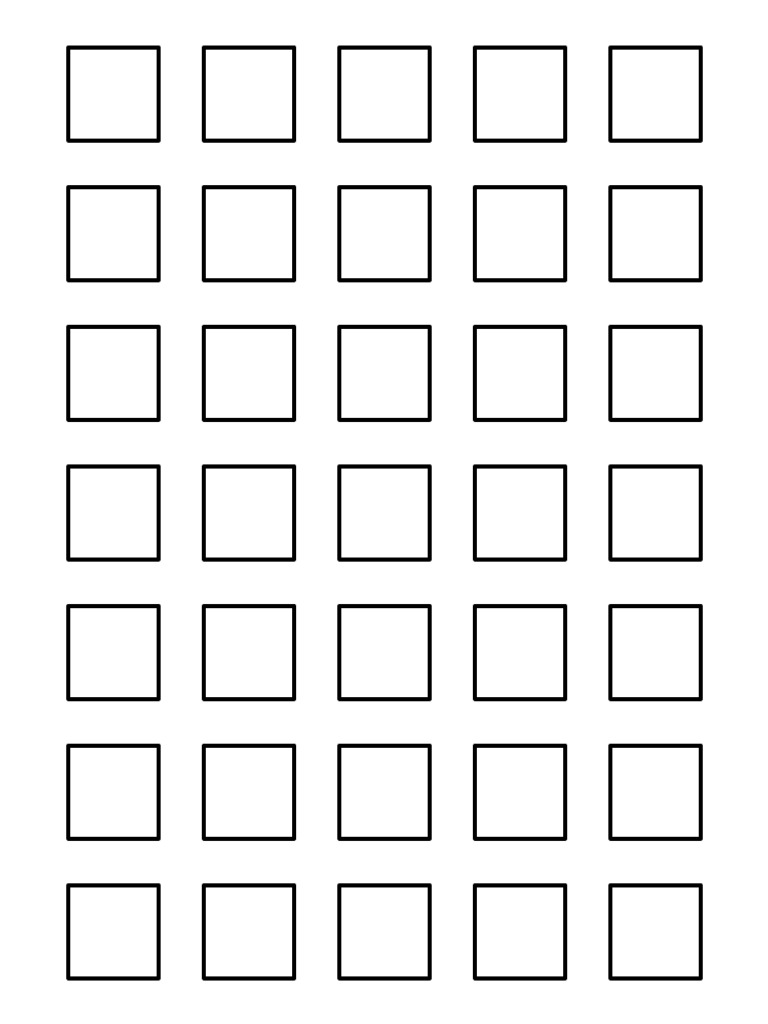 1 Inch Square Pattern | PDF