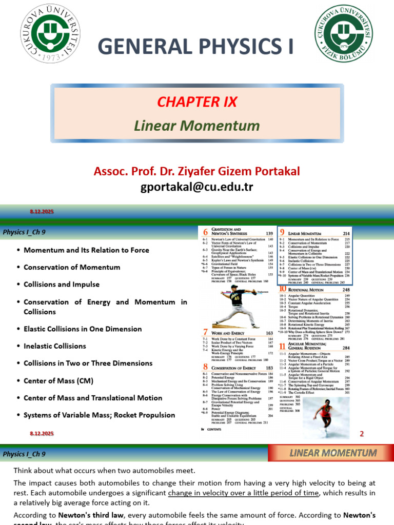 Understanding Linear Momentum in Physics | PDF | Momentum | Collision