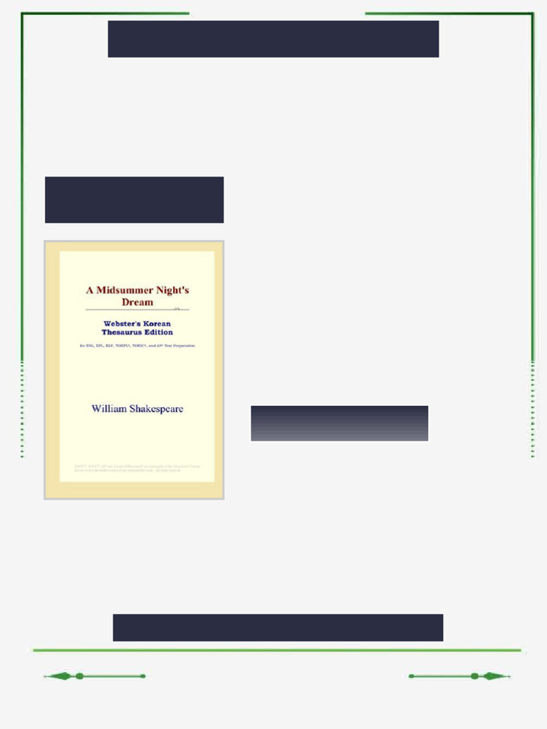 A Midsummer Night s Dream William Shakespeare ebook optimized pdf | PDF ...