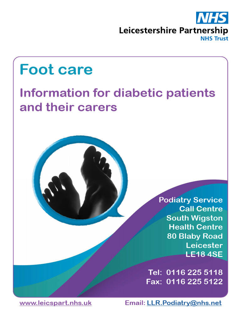 639 Podiatry Self Care For Diabetics | PDF | Wound | Peripheral Neuropathy