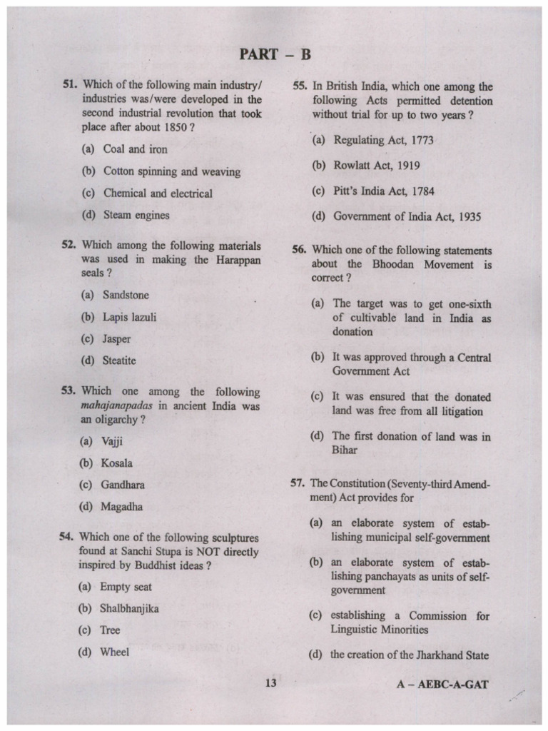 Ndageneral Ability Test | PDF