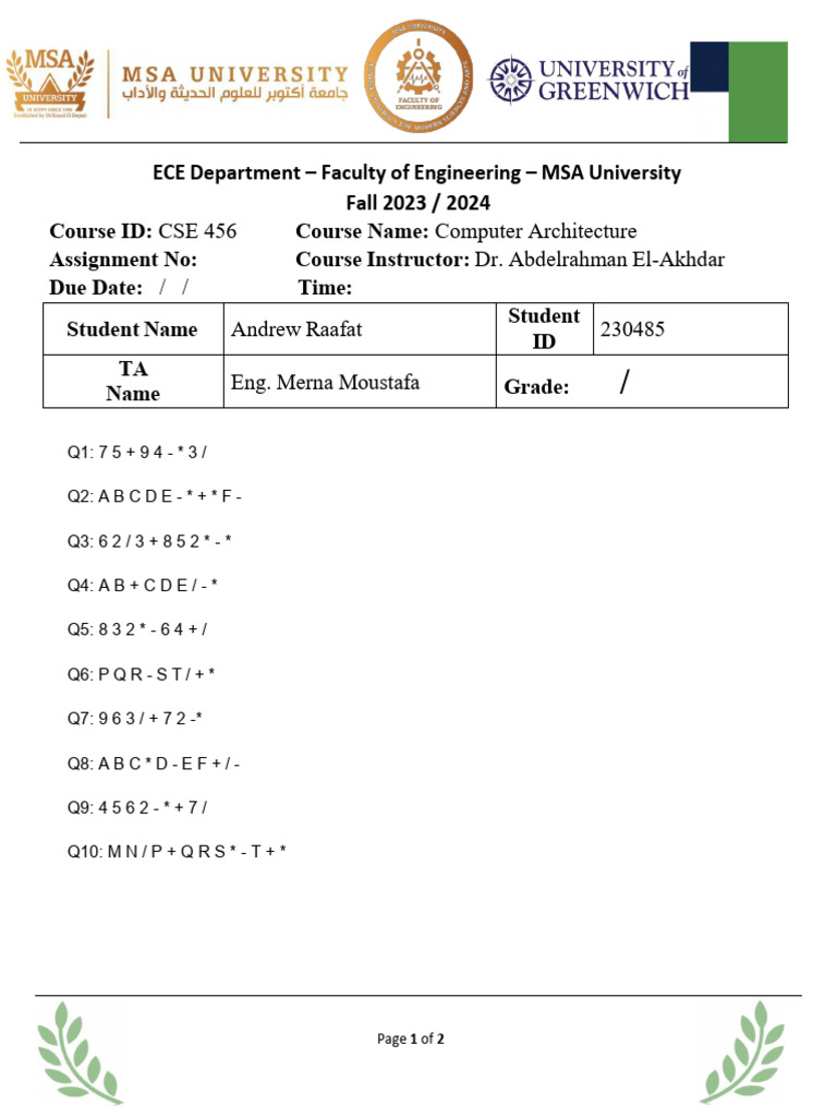 Assignment 4 CA (2) | PDF