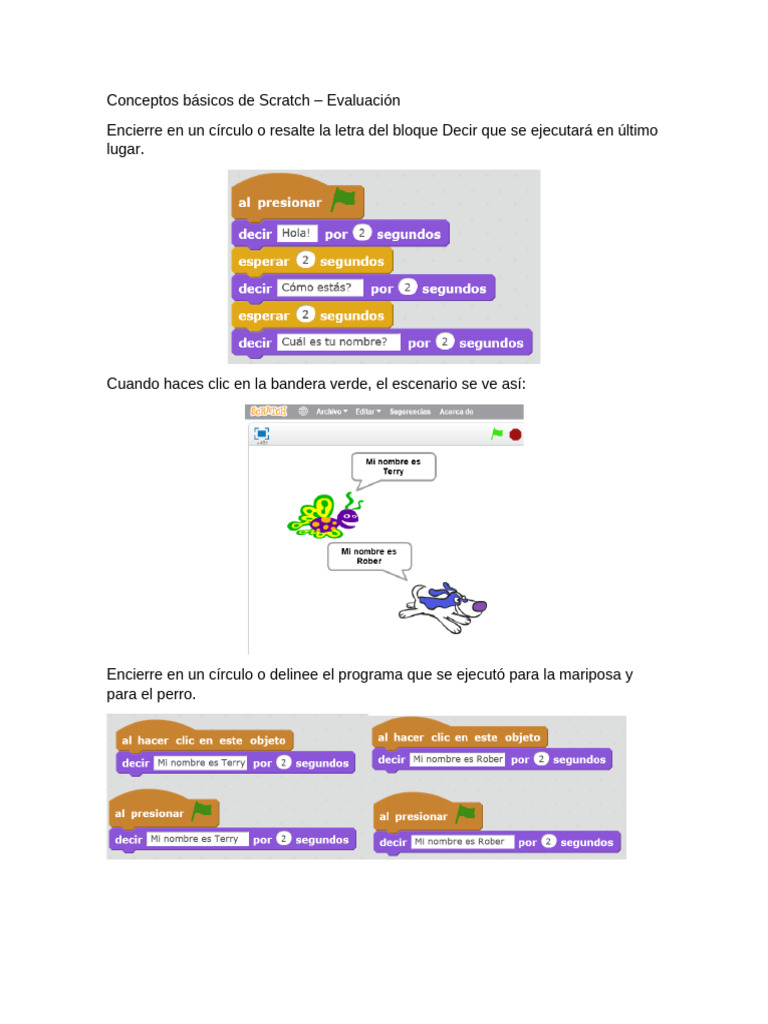 Conceptos Básicos de Scratch | PDF