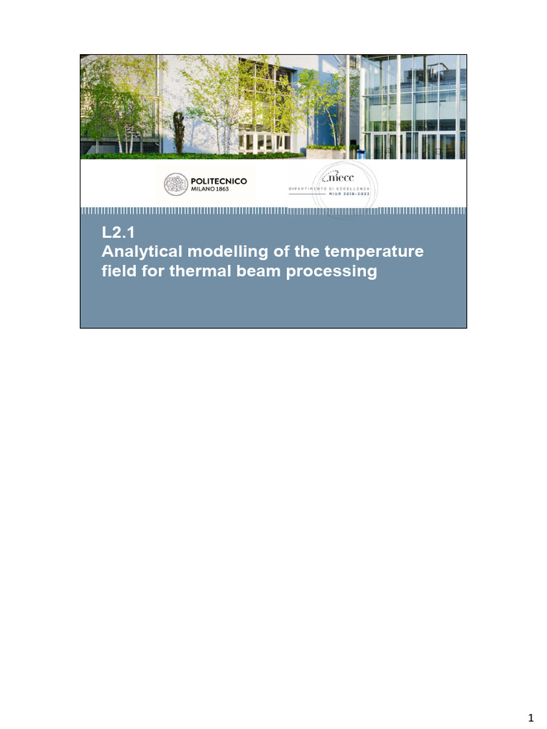 L02.1 Thermal Heat Conduction | PDF | Heat | Temperature
