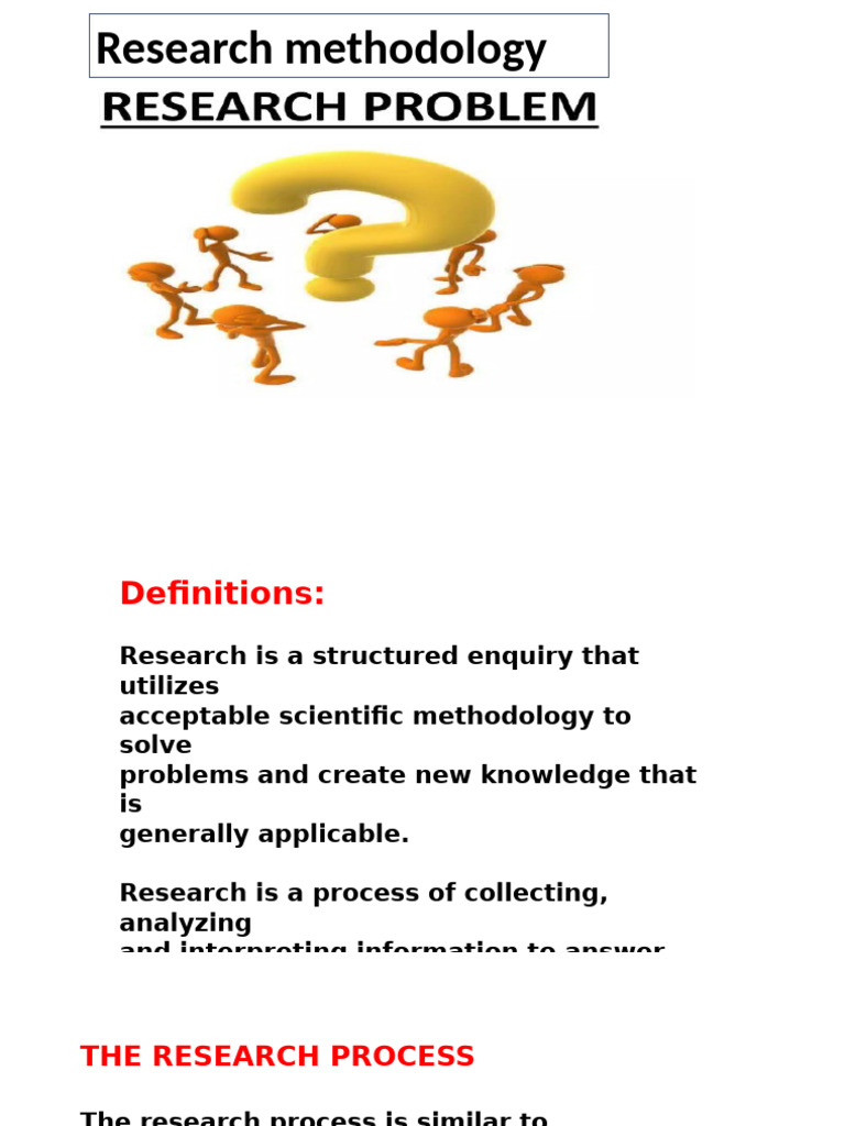 # #2025 Lec 5 Research Problem | PDF | Methodology | Cognition