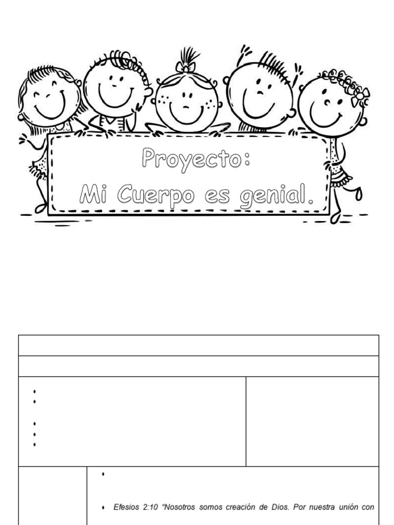 PROYECTO-Mi Cuerpo Es Genial | PDF | Aprendizaje