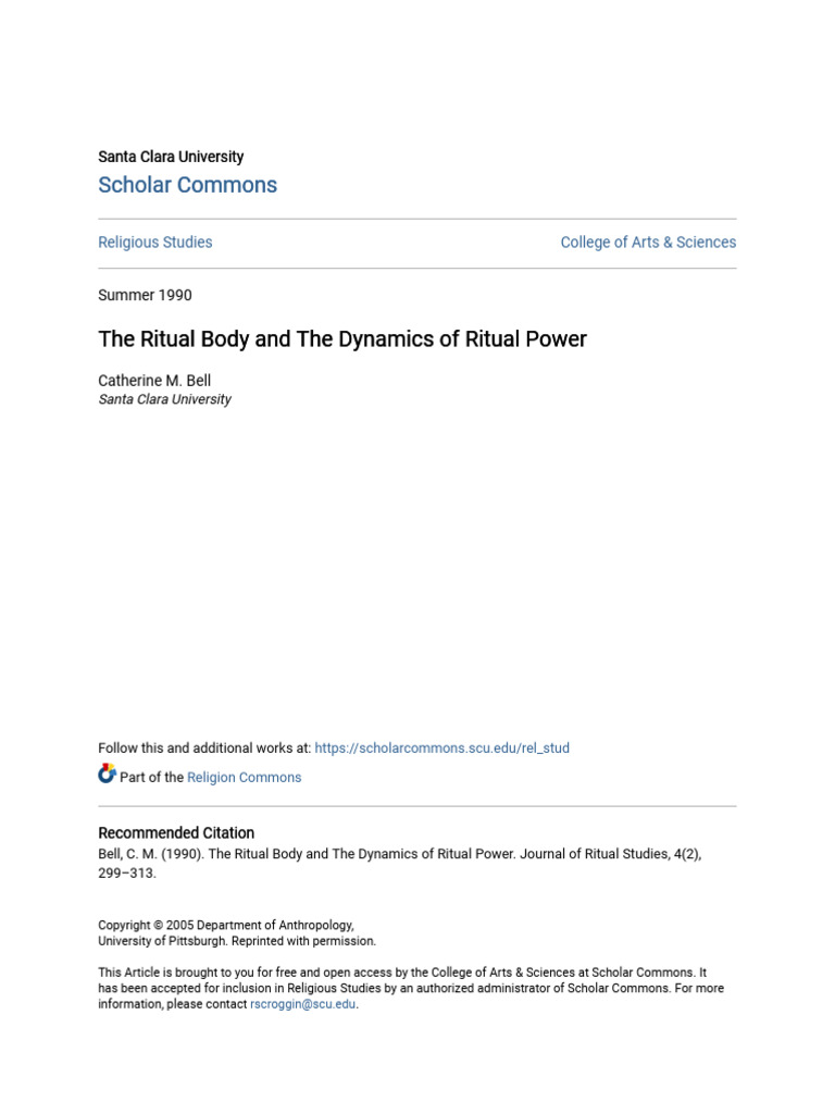 Dynamics of Ritual Power Explained | PDF | Rituals | Michel Foucault