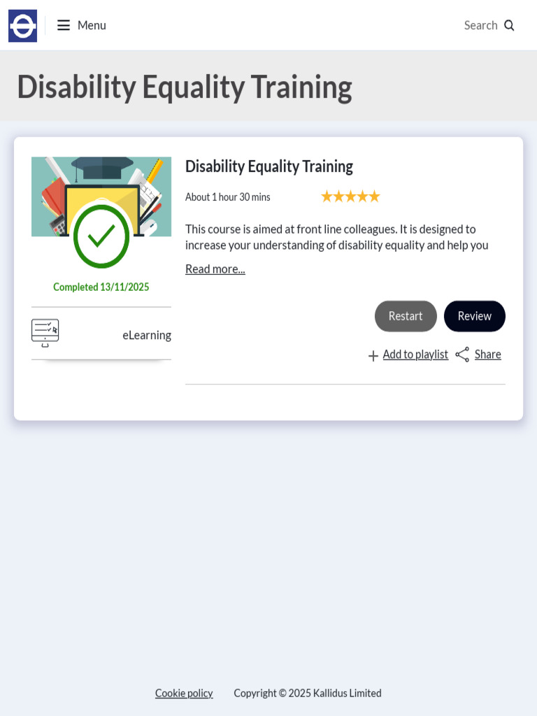 Learn Disability Equality Training | PDF