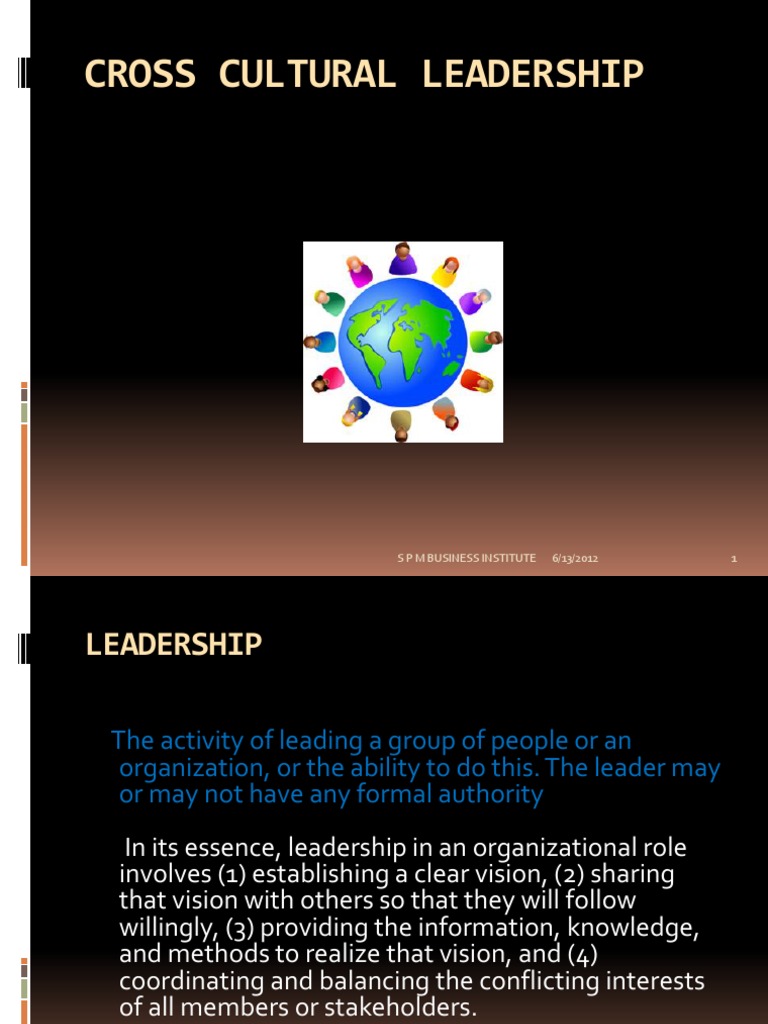 Cross Cultural Leadership | Cross Cultural Communication | Leadership