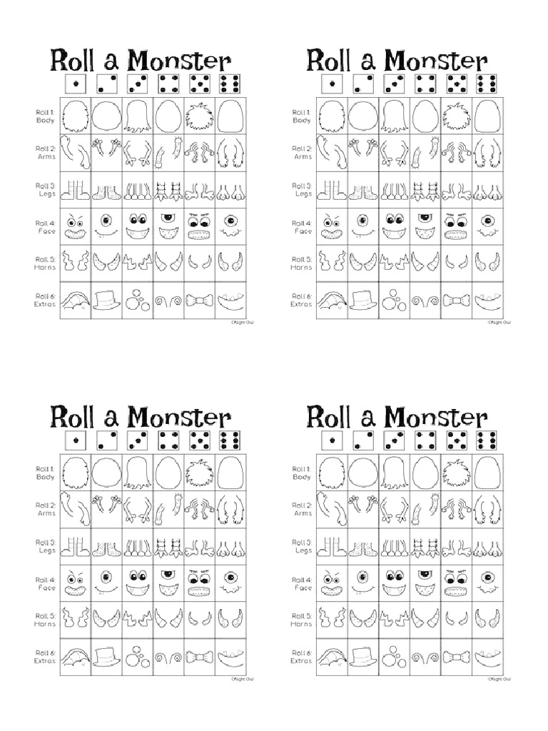 Draw A Monster | PDF