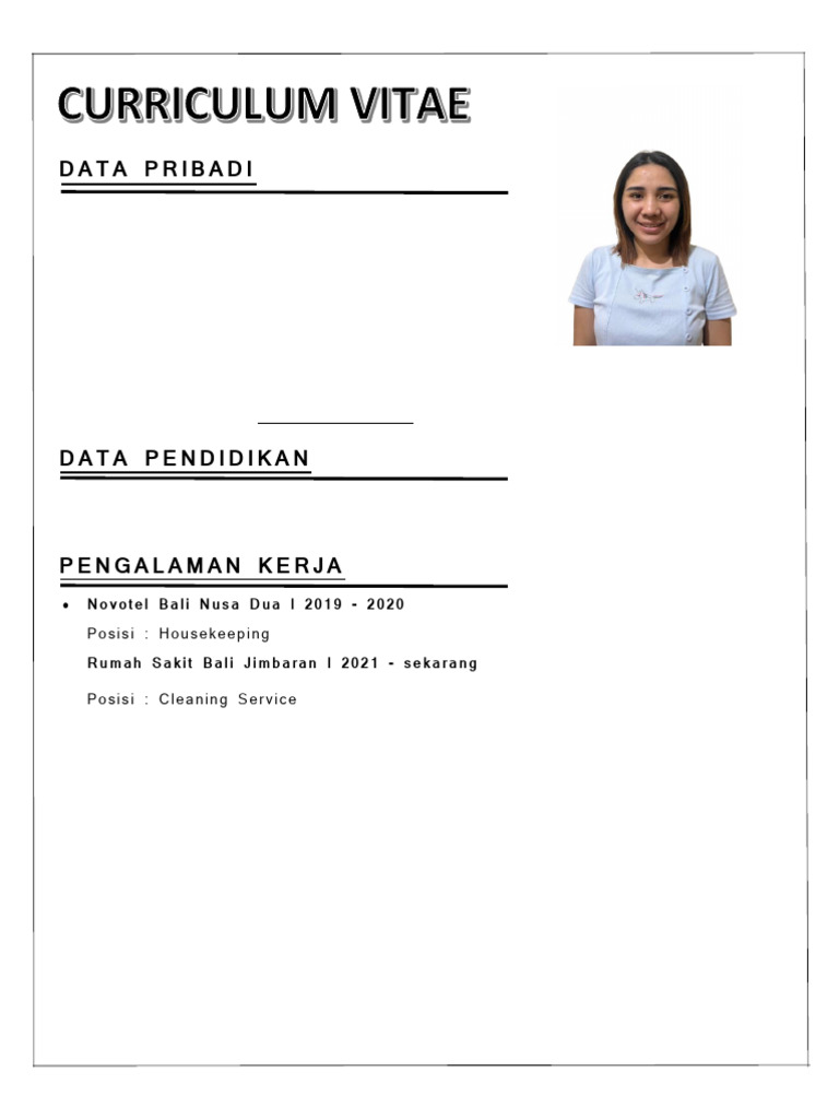 CV (Curiculum Vitae) | PDF