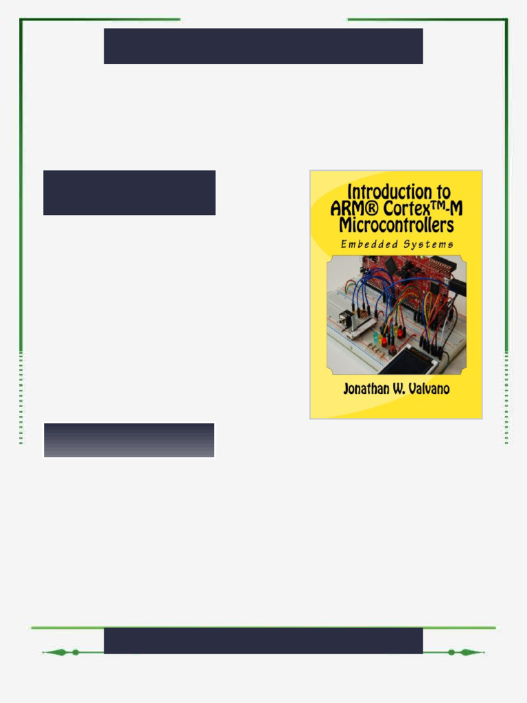 Embedded systems VOL 1 introduction to ARM Cortex TM M microcontrollers ...