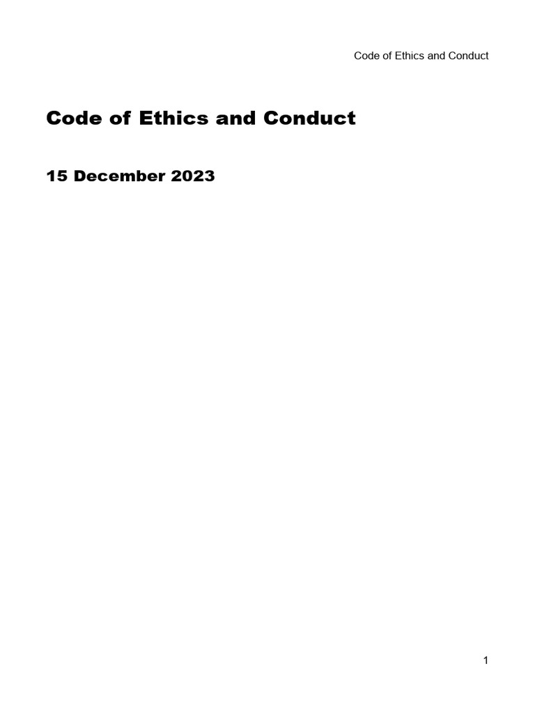 1. ACCA_Code-of-Ethics-and-Conduct_Jan 2021 | PDF | Regulatory ...