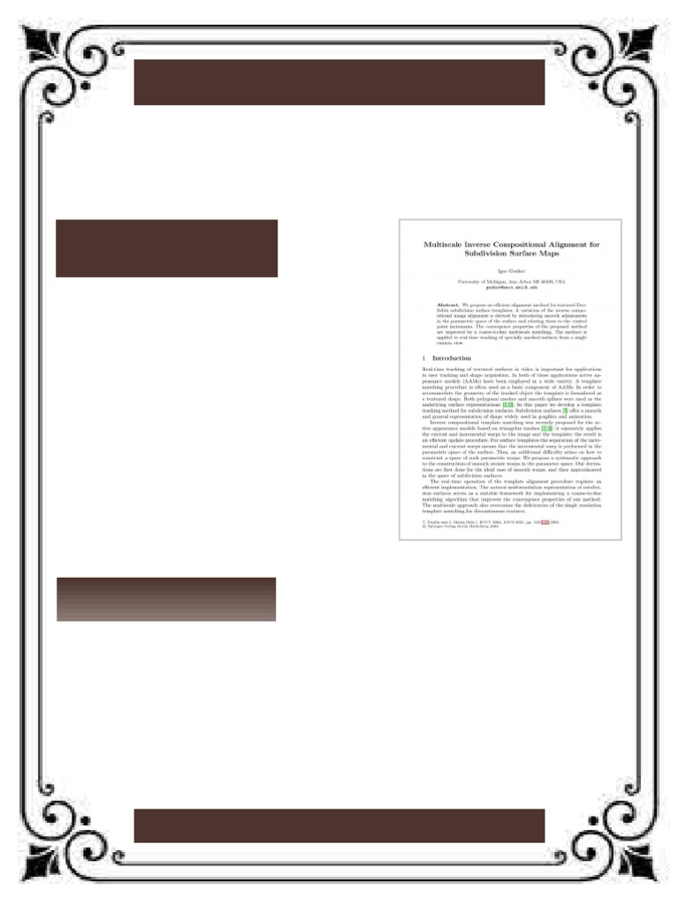 Multiscale Inverse Compositional Alignment for Subdivision Surface Maps ...